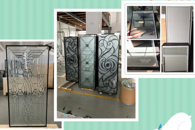 Antique Stained Decorative Leaded Glass Patina Caming With Glue Chip ...